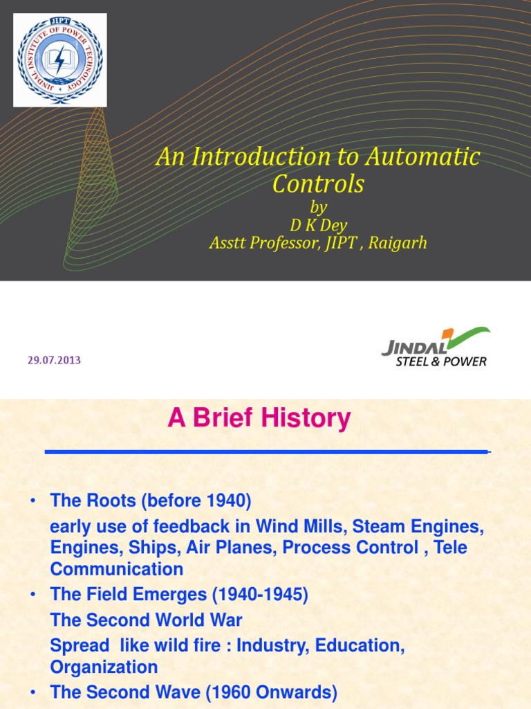 An Introduction To Automatic Controls | PDF | Control Theory | Systems Engineering