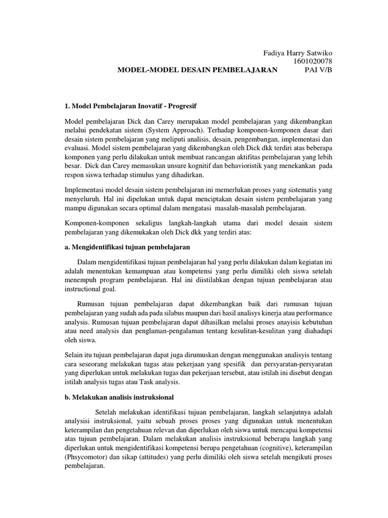 Model Model Pembelajaran Inovatif Dan Langkah Langkahnya - Seputar Model