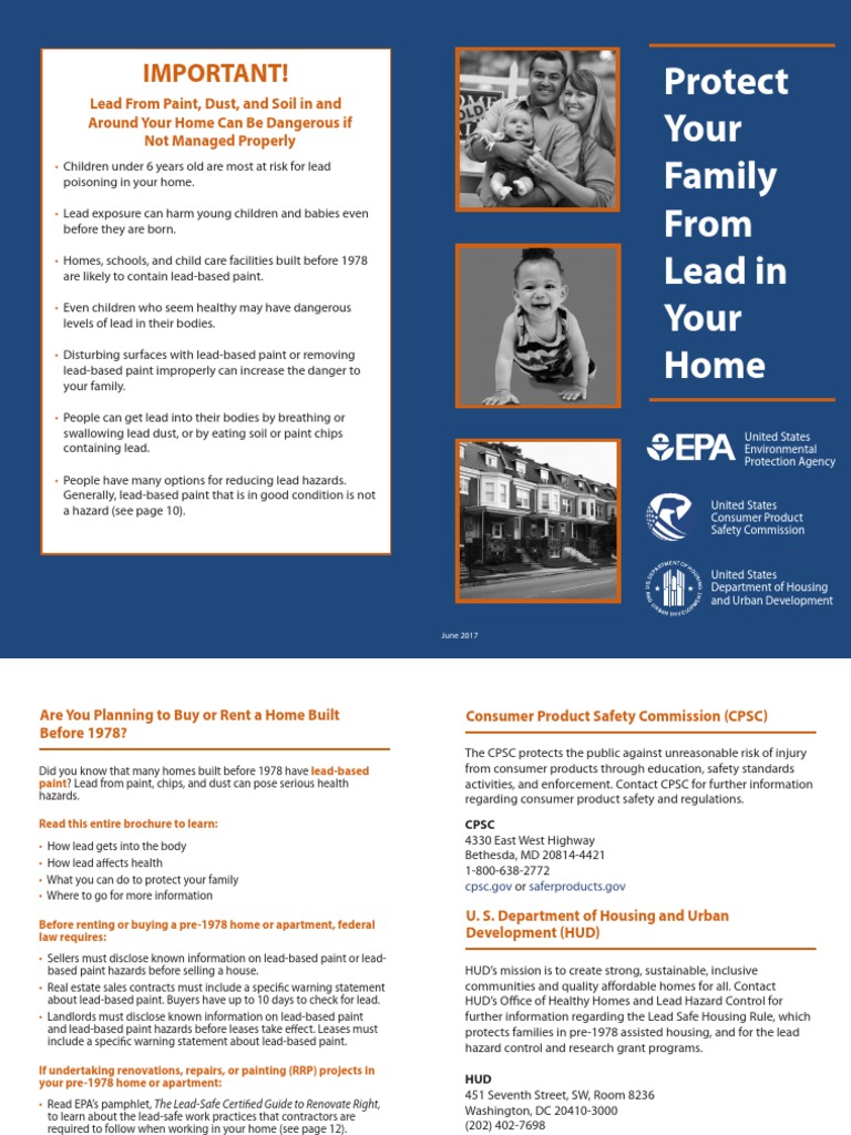 Protect Your Family From Lead in Your Home: Important! | PDF | Nature