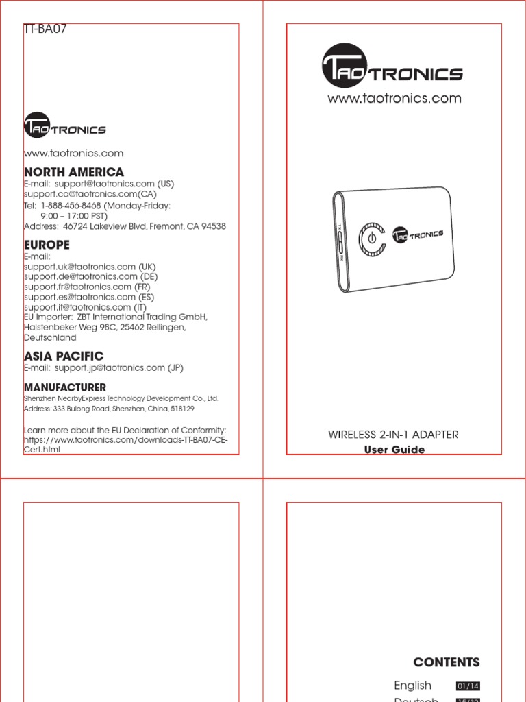 TT-BA07 User Manual | PDF | Mobile Technology | Telecommunications