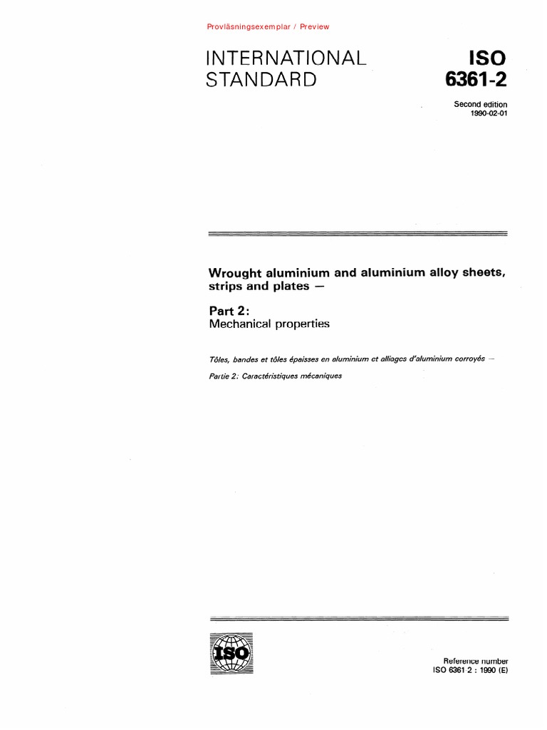 Iso 6361 2 1990 en PDF | PDF | International Organization For ...