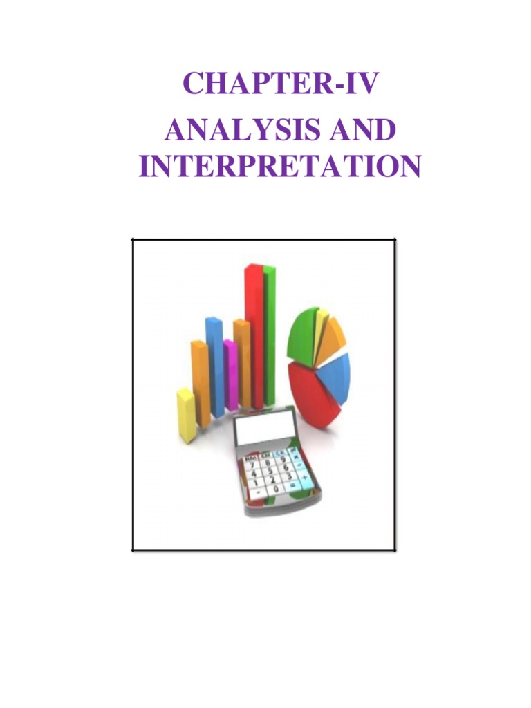 Chapter-Iv Analysis and Interpretation | PDF | Student's T Test ...