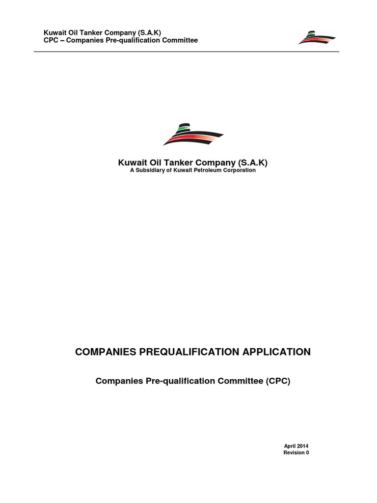 Pre Qualification Application | PDF | Income Statement | International ...
