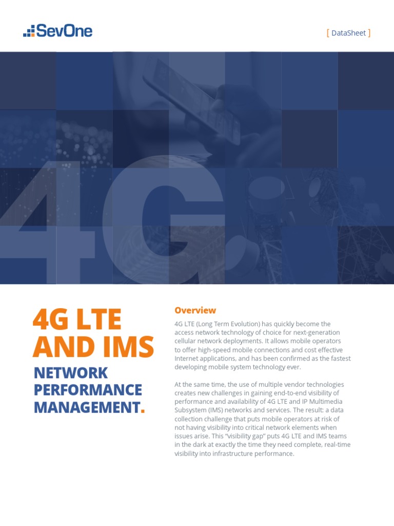 4g Lte and Ims Network Performance Management PDF | PDF | Ip Multimedia ...