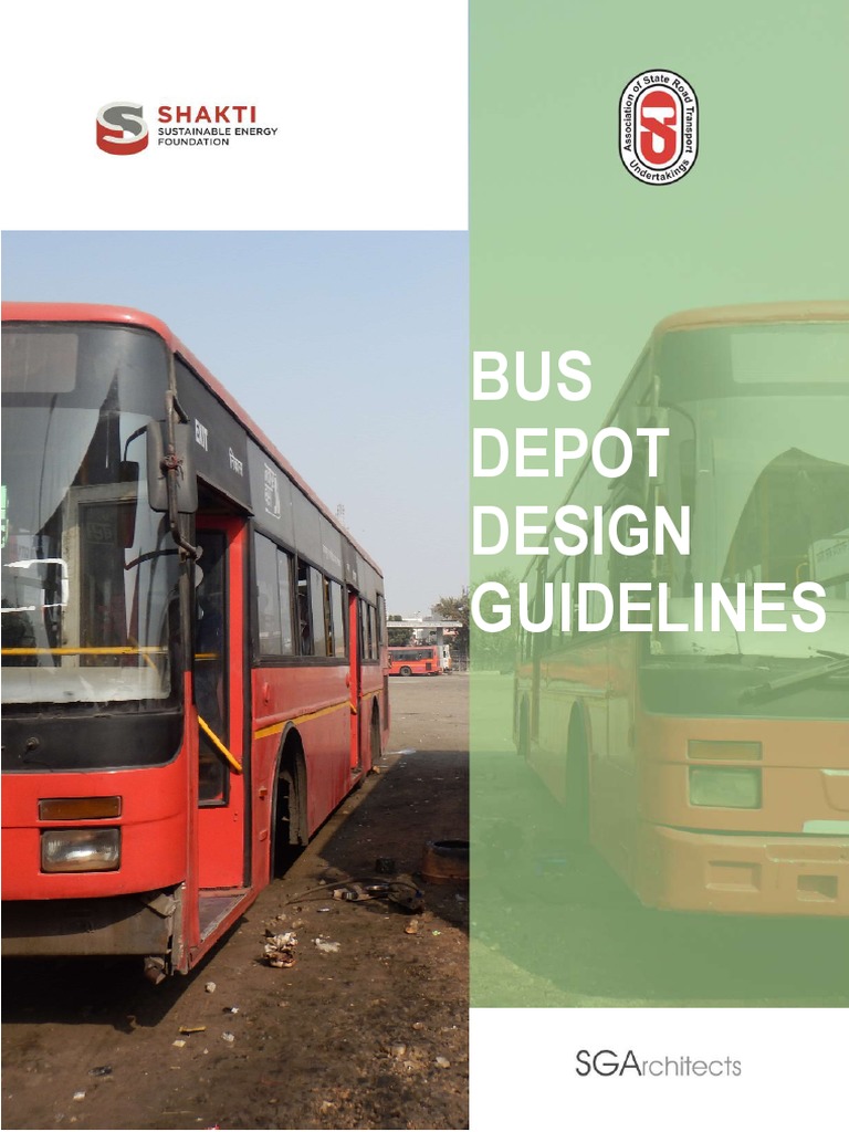 Bus Depot Design Guidelines | PDF | Bus | Transport