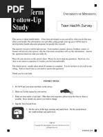 2012 Homeless Questionnaire | PDF | Homelessness | Substance Abuse