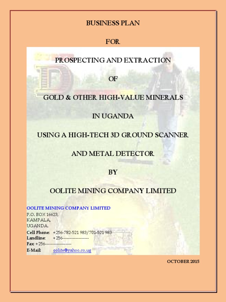 Business Plan - Oolite Mining Company LTD (Repaired) 13.10.2015 | PDF ...
