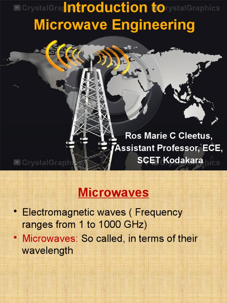 Introduction To Microwave Engineering | PDF | Microwave ...