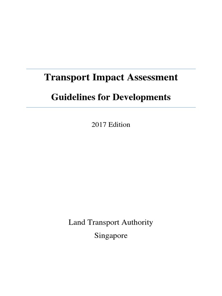 Transport Impact Assessment Guidelines - 28 Sep 2017 | PDF | Cycling ...