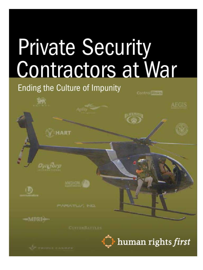 Private Security Contractors at War | PDF | Kbr (Company) | Security Guard