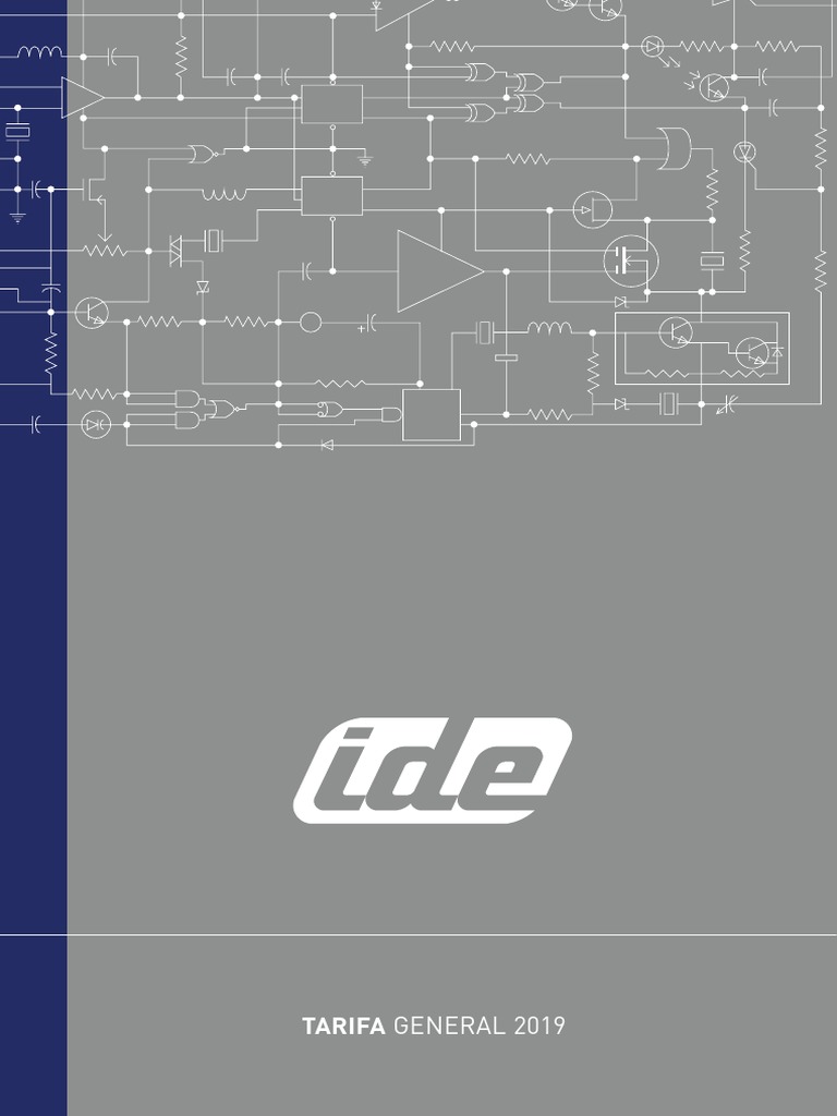 Ide Tarifa General 2019 | PDF | Calidad (comercial) | Diseño