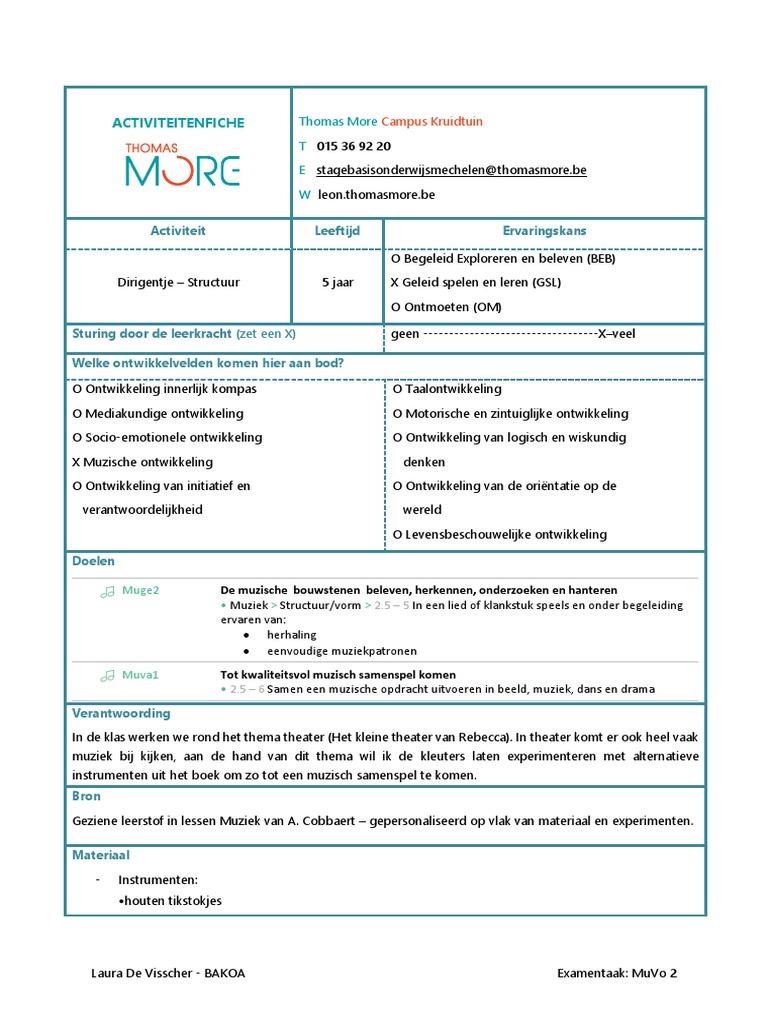 A-Fiche1 Laura de Visscher | PDF