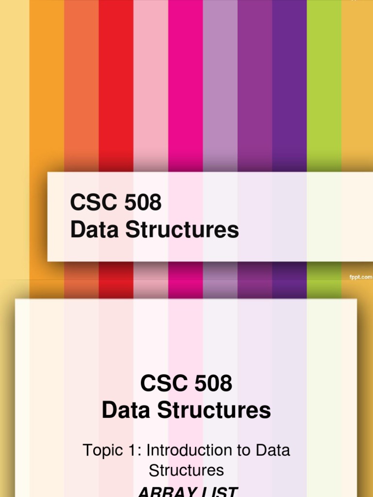 CSC508: CH1 | PDF | Class (Computer Programming) | Data Type