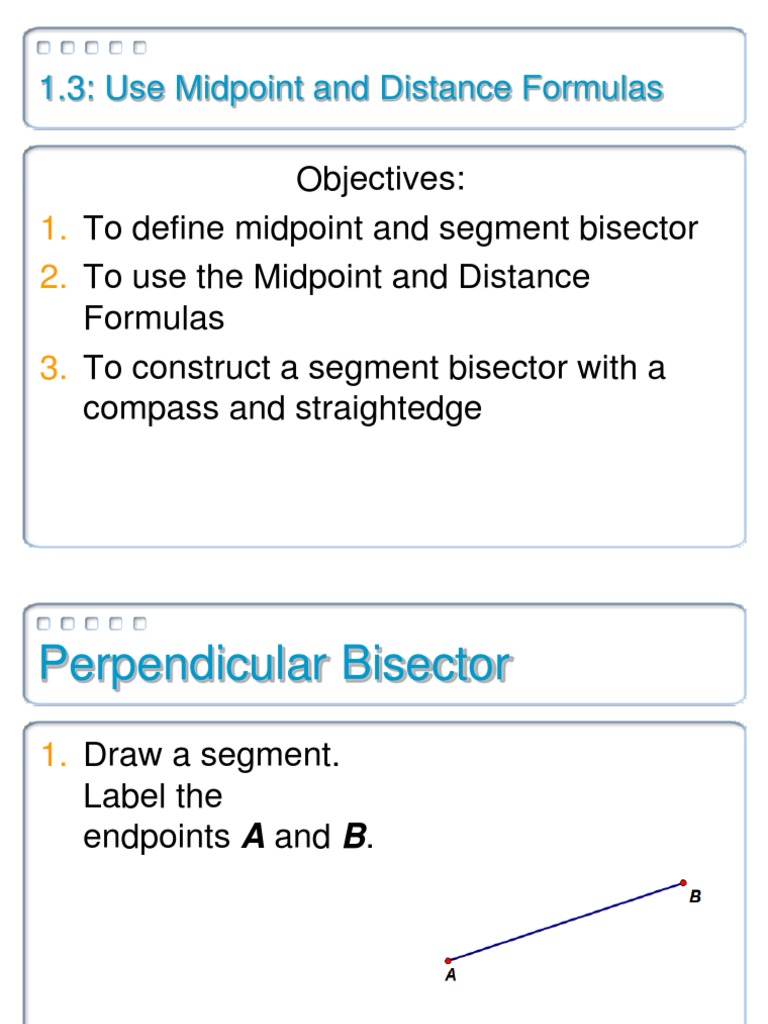 Mastering Midpoints and Distances: A Comprehensive Guide to Using the ...