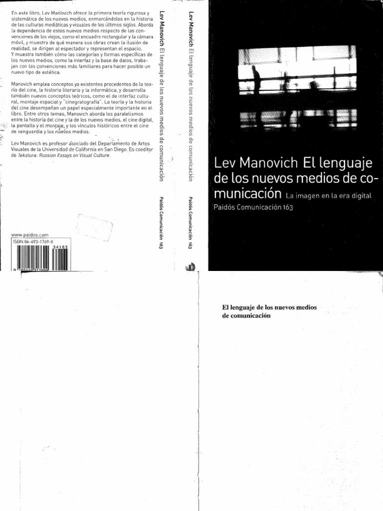 Lev Manovich-El-Lenguaje-De-Los-Nuevos-Medios OCR PDF | PDF | Museo ...
