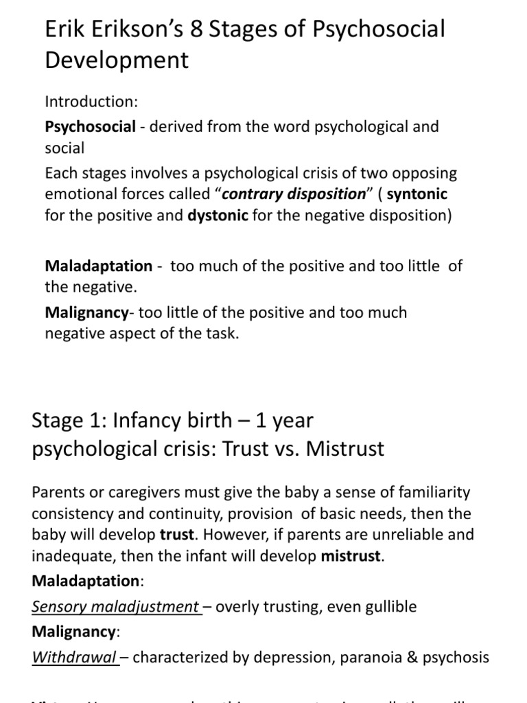 Final Power Point Erik Erikson | PDF | Human Development | Cognition