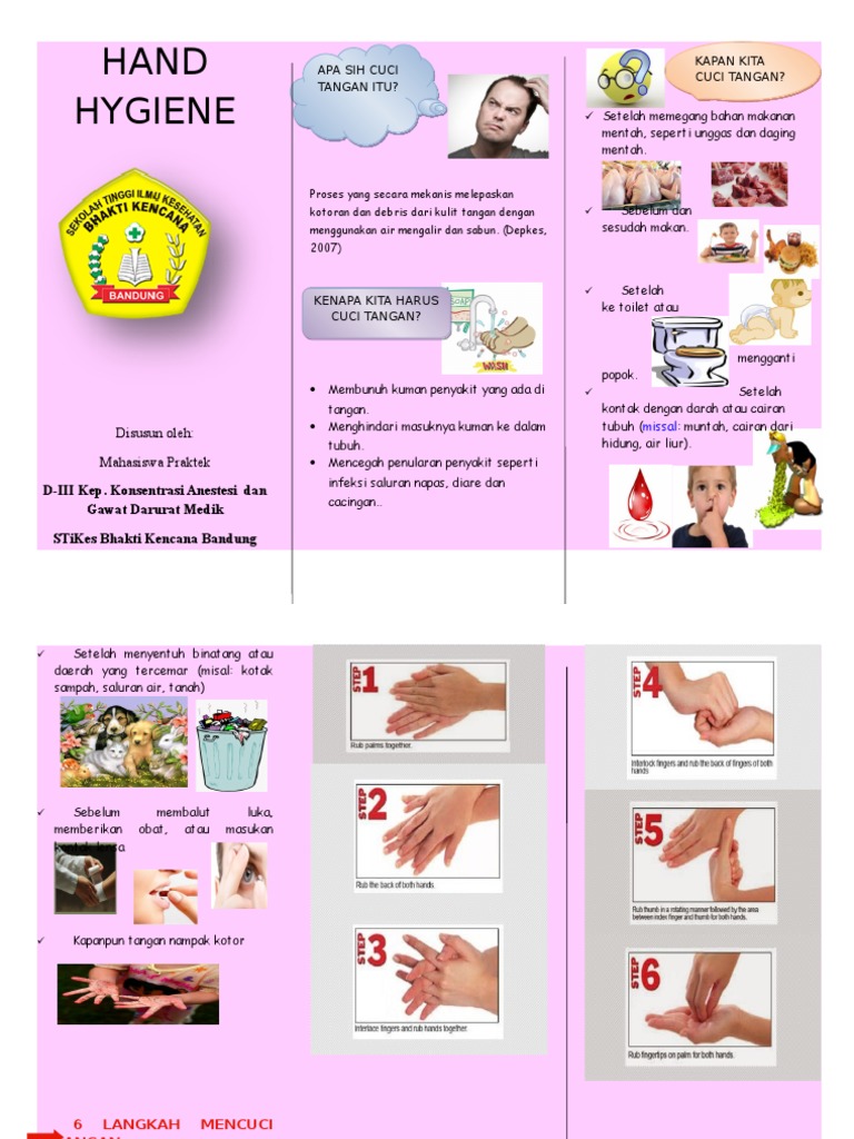 Leaflet Hand Hygiene Pdf