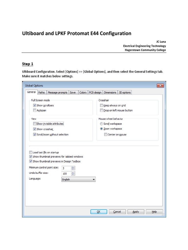 Ultiboard and LPKF Configuration | PDF | Printed Circuit Board ...