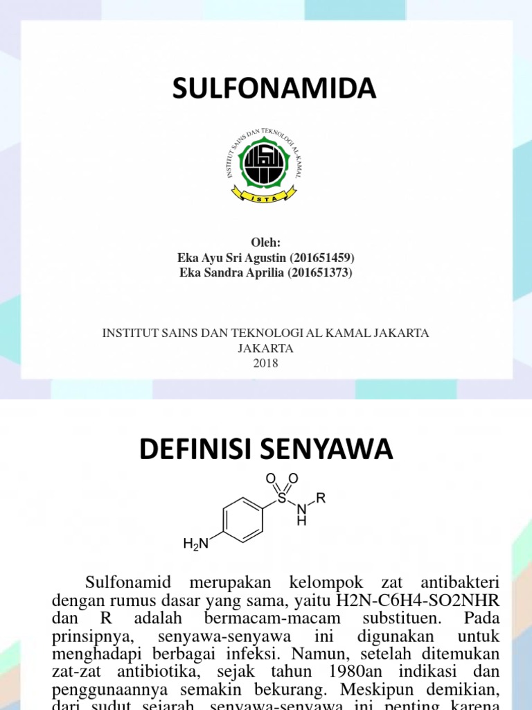 Struktur dan Sintesis Sulfonamida | PDF