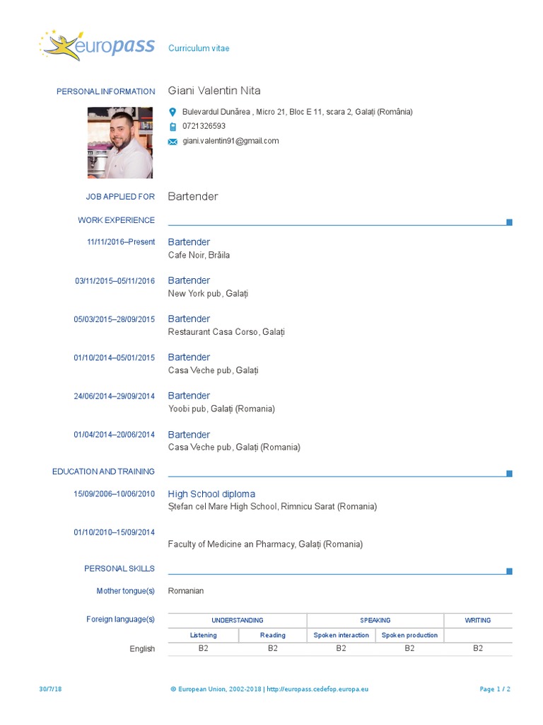 Giani Valentin Nita: Curriculum Vitae | Download Free PDF | Semiotics ...