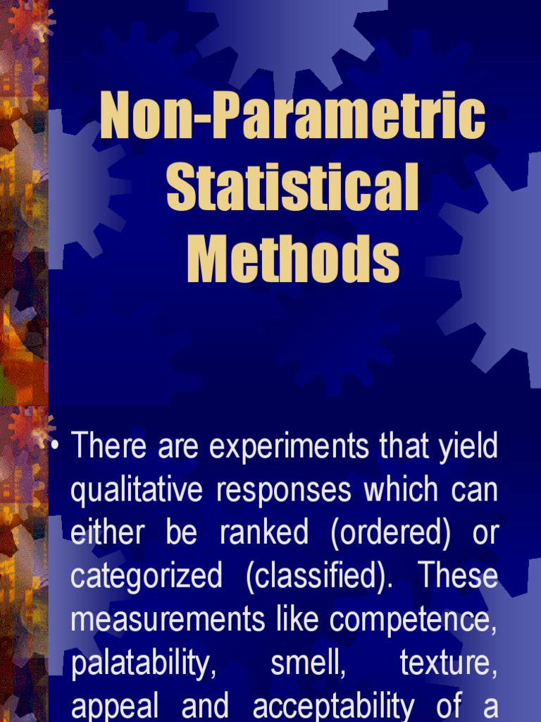 Non-Parametric Statistical Methods | Download Free PDF | Chi Squared ...