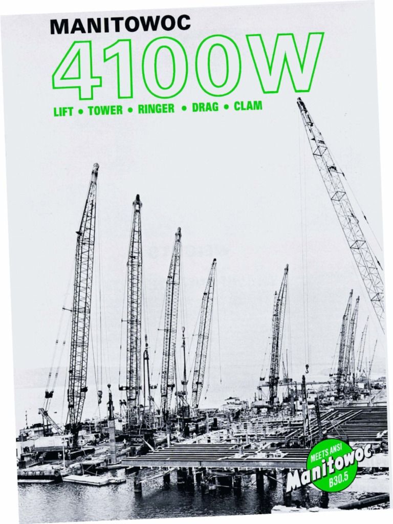 Manitowoc 4100 | PDF | Clutch | Transmission (Mechanics)