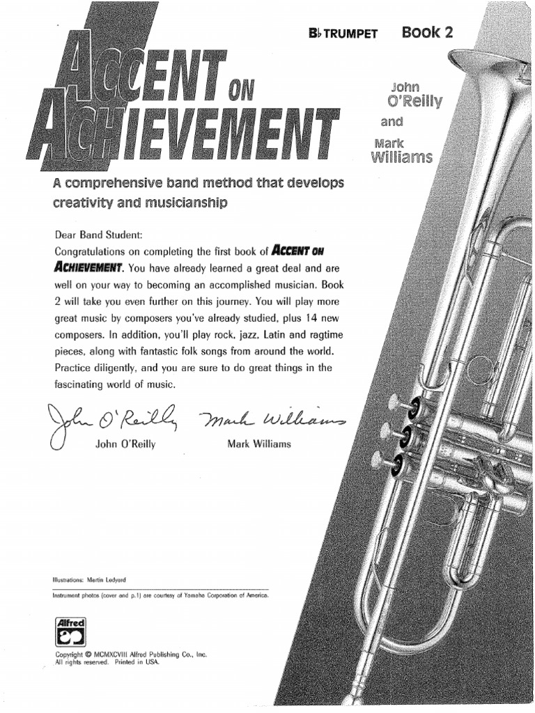 Accent On Achievement Book 2 Trumpet PDF | PDF