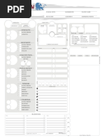 SW5E CharacterSheet (Fillable) | PDF | Role Playing Games