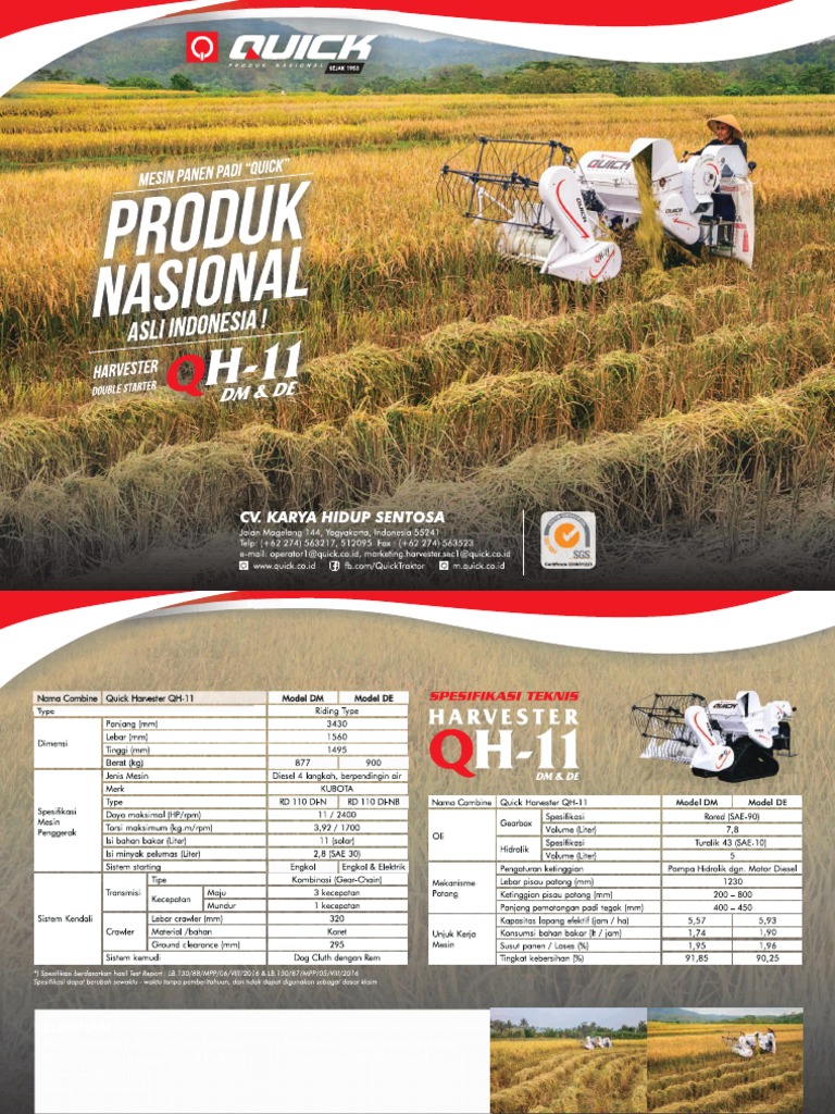 Brosur Quick Qh-11 Series | PDF
