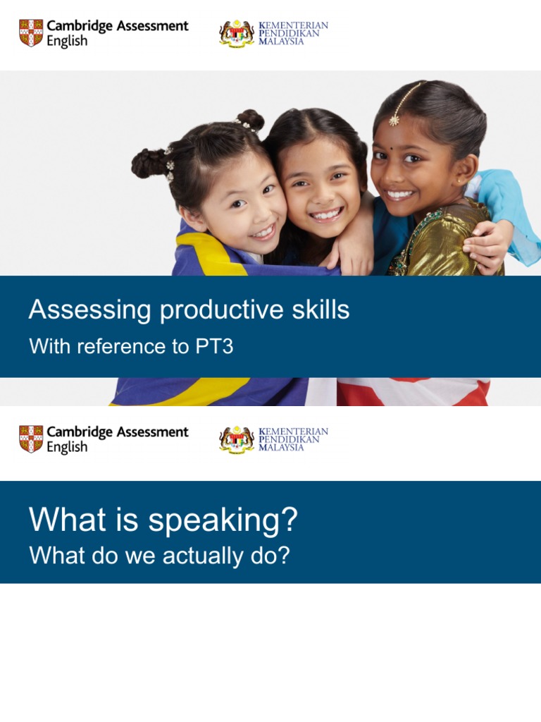 Assessing Productive Skills | PDF | Test (Assessment) | Behavior ...