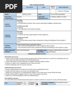 Contoh RPH Sains DLP | PDF | Lesson Plan | Cognitive Science