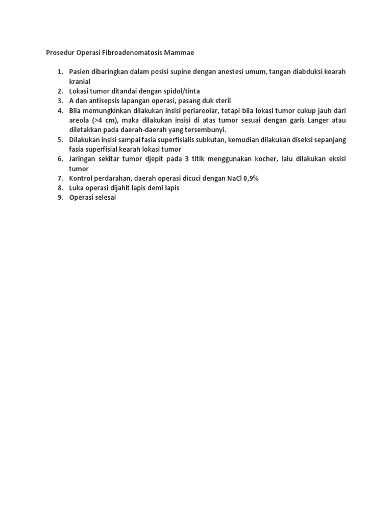 Teknik Operasi FAM | PDF