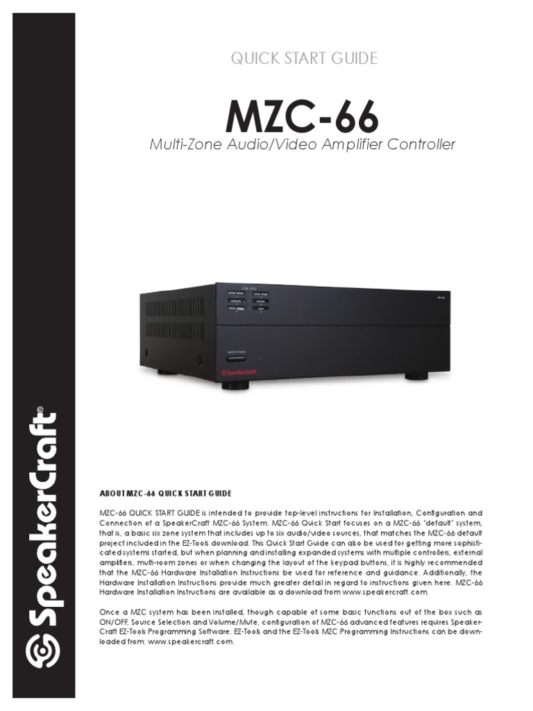MZC66 Quickstart | PDF | Electrical Connector | Information And ...