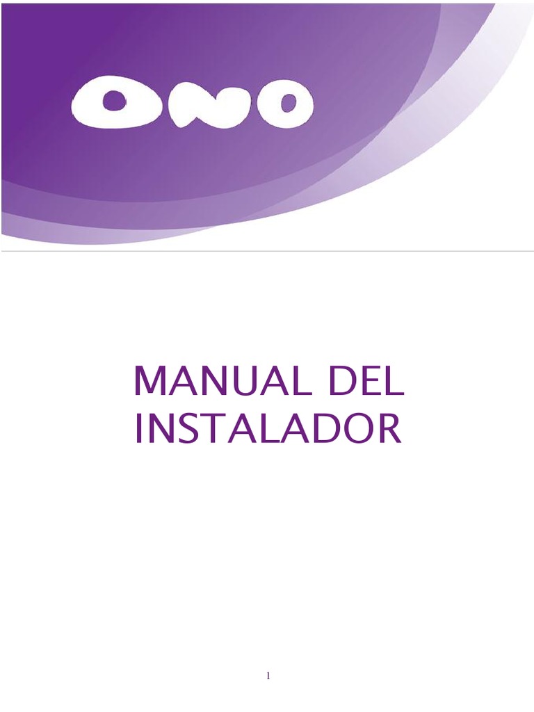 Manual Del Instalador | PDF | Televisión | Red de computadoras