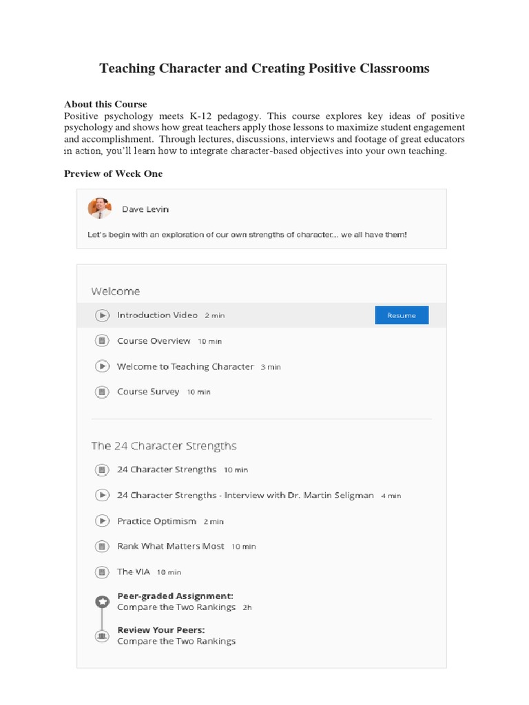 Positive Psychology for Educators | PDF