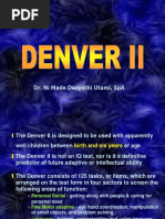 Denver II - Developmental Screening Tool (Lecture Note) | PDF | Human ...