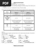 Grammar Exercise Form 1 | PDF | Grammar | Linguistics