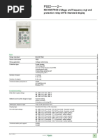MiCOM P921-P922-P923 Relay Manual | PDF | Switch | Relay