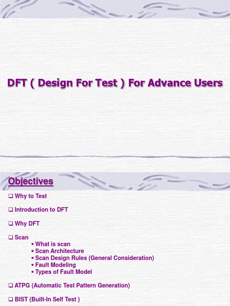 Advanced DFT Techniques and Fault Models | PDF | Electrical Engineering ...
