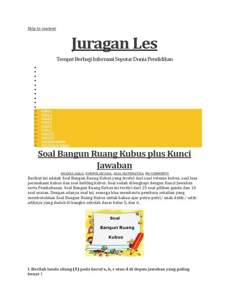 Bangun Ruang | PDF