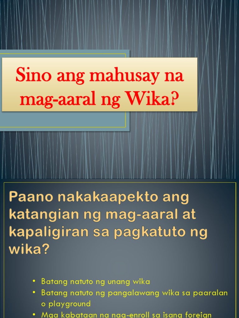 Wika | PDF