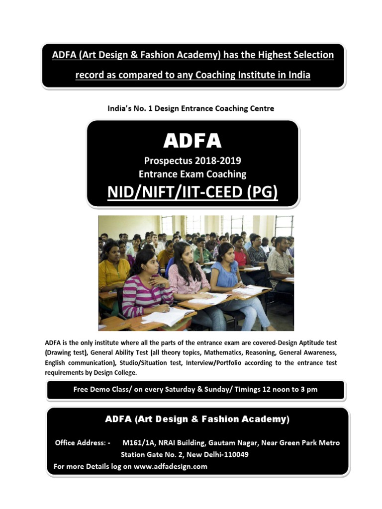 ADFA Prospectus | PDF | Academic Degree | Design