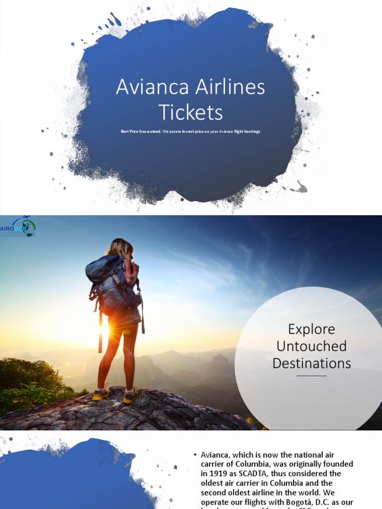 Avianca Airlines Tickets | PDF | Airlines | Aviation