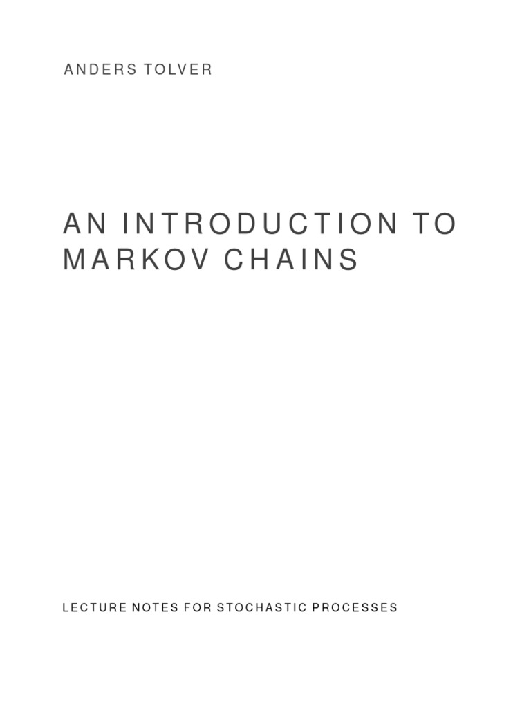 Markov Chains | PDF | Stochastic Process | Markov Chain
