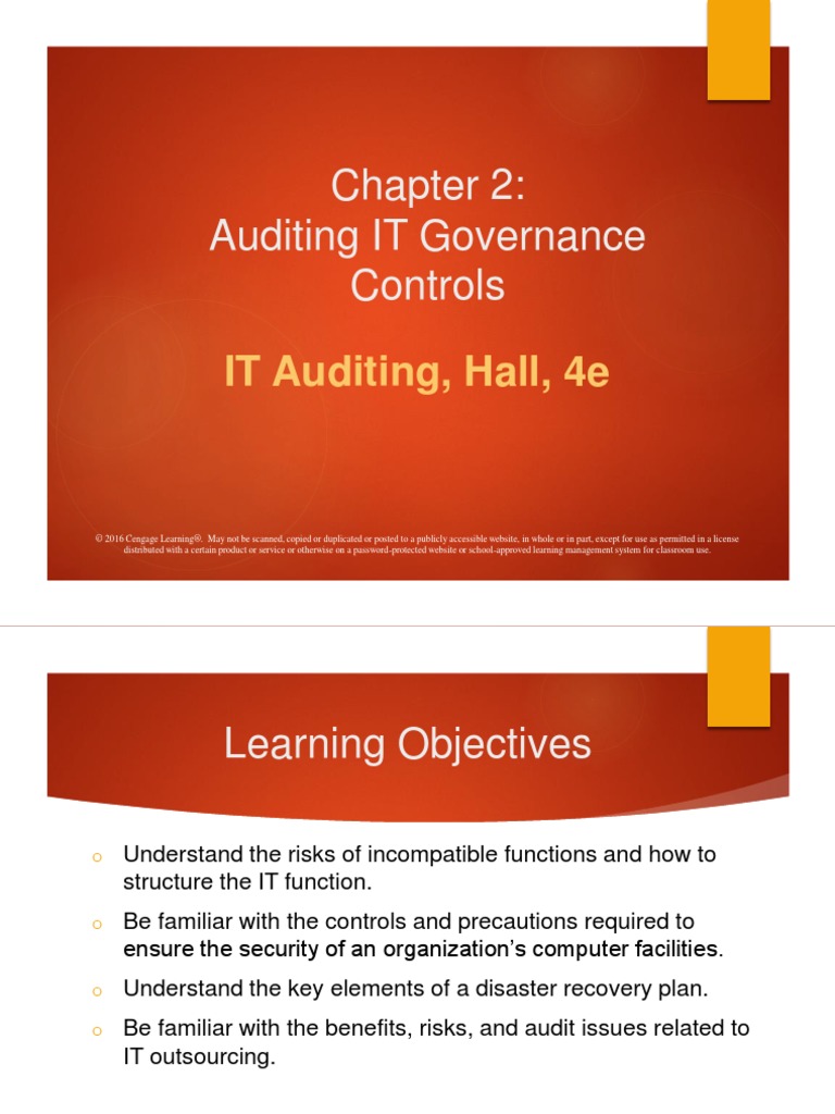 Auditing IT Governance Controls | PDF | Cloud Computing | Backup