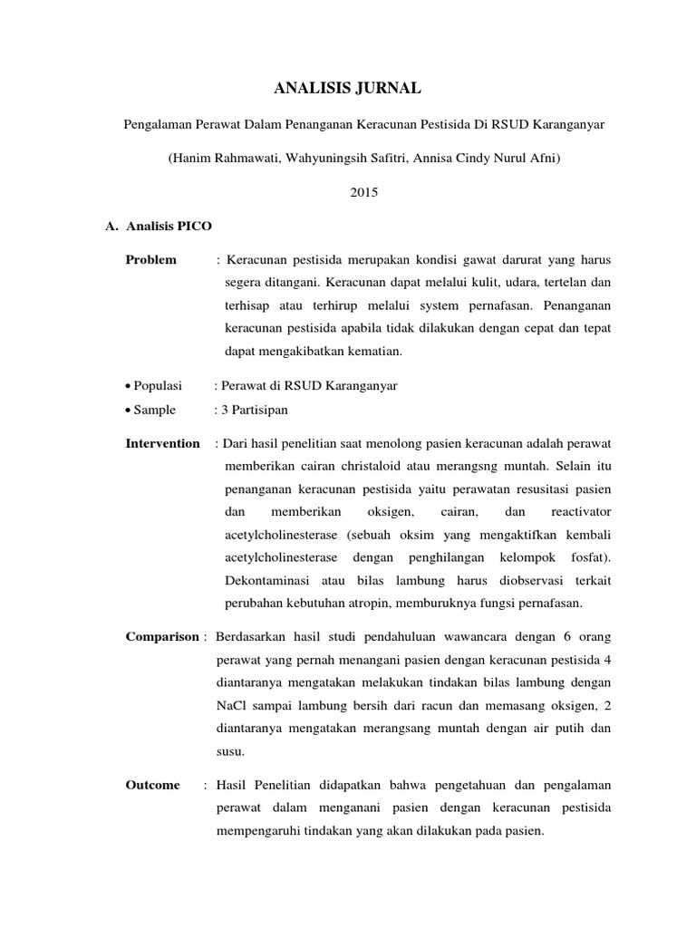Format Telaah Jurnal | PDF