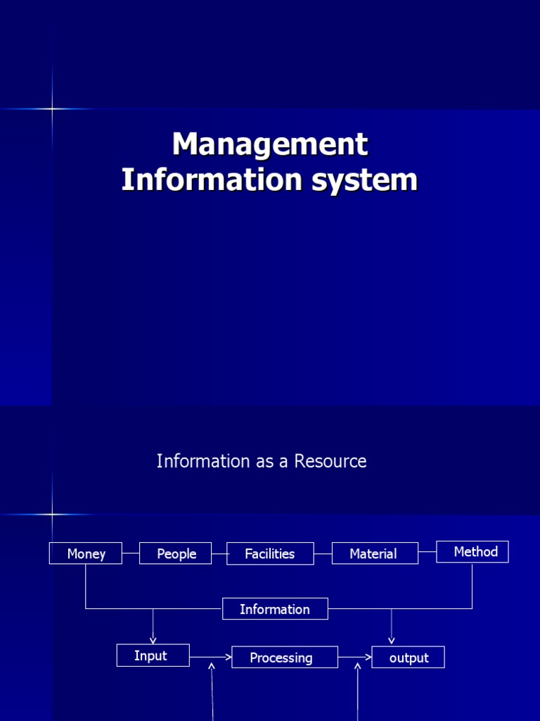 Management Information System | PDF | Computer Data Storage | Input/Output