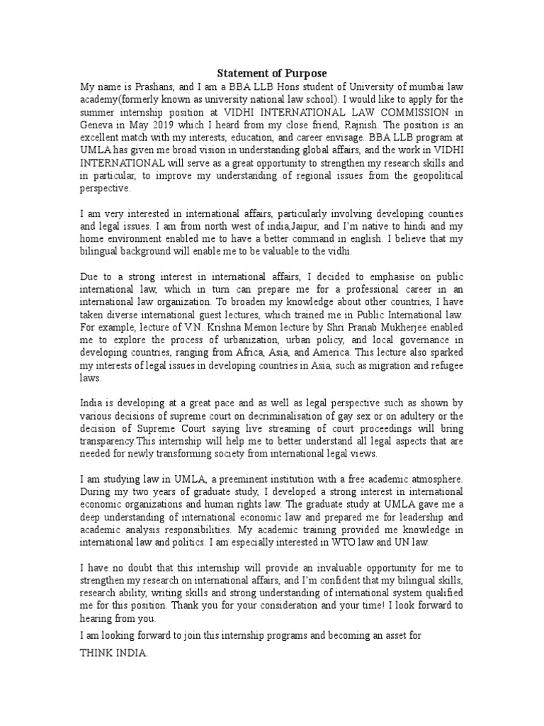 Statement of Purpose | Justice | Crime & Justice