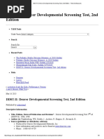 Denver II Training Manual | PDF