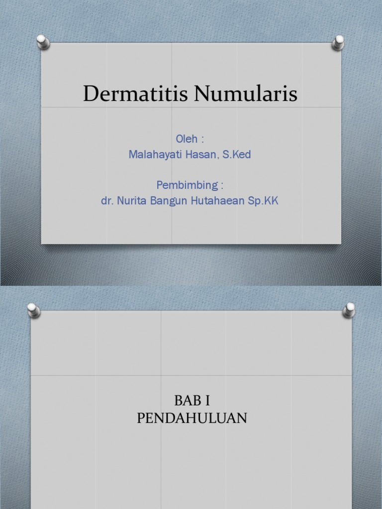 Dermatitis Numularis: Gejala dan Pengobatan | PDF | Sains & Matematika